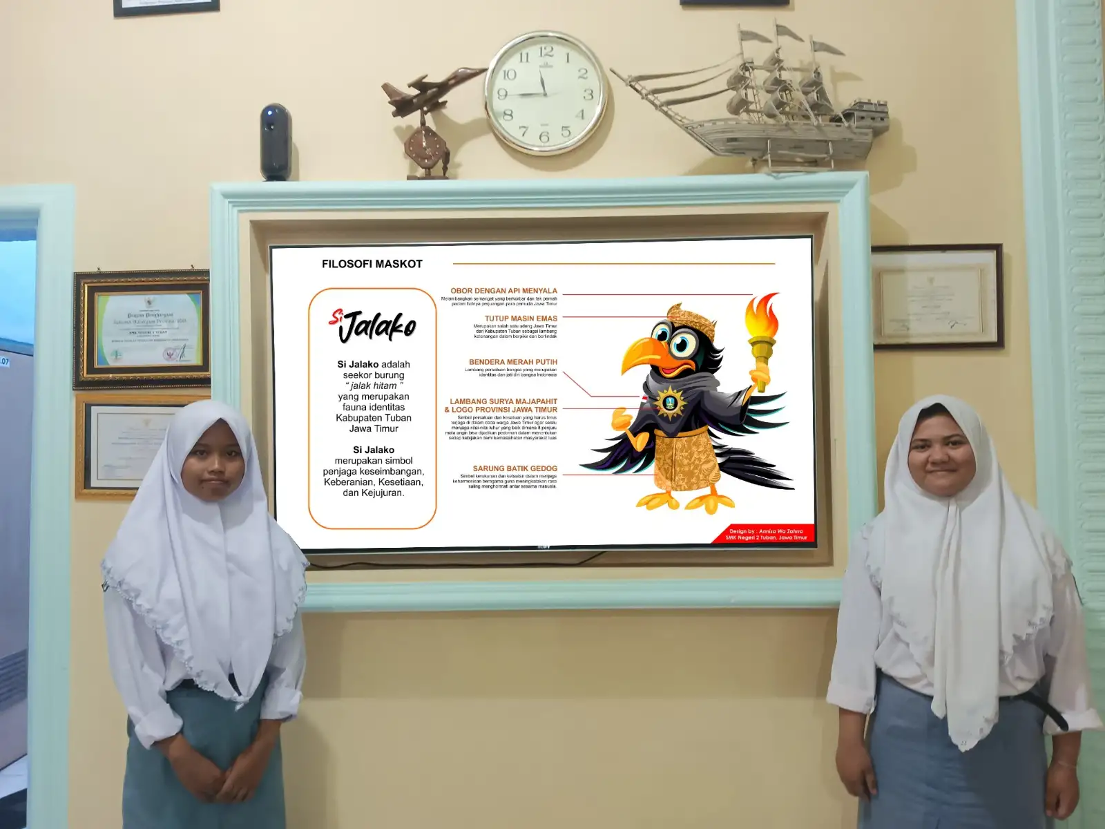 Usung Maskot “Jalako” Siswi SMKN 2 Tuban Raih Juara II Sayembara Desain ...